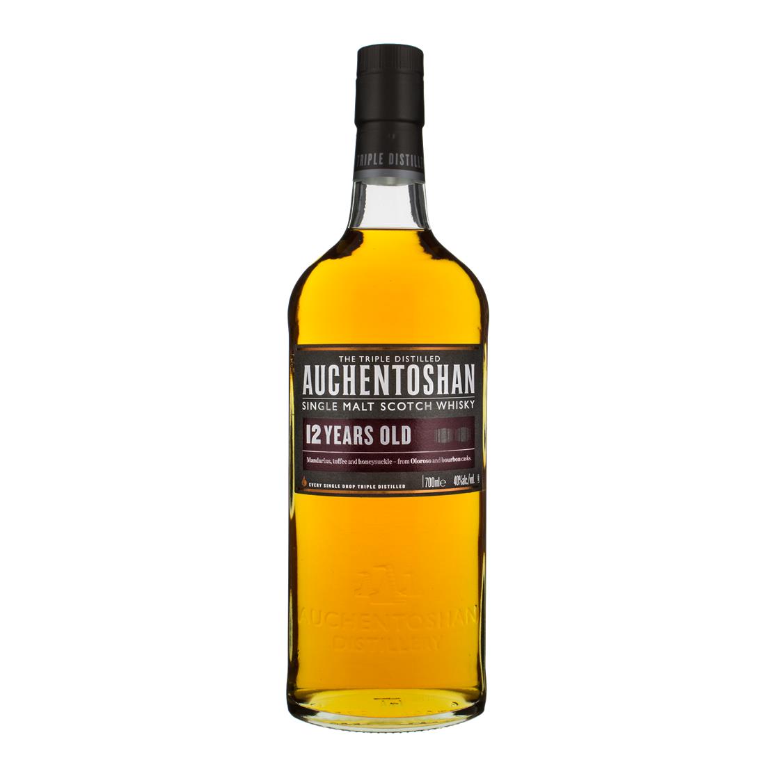 Auchentoshan 12 Year Old 70cl, 40% | Rusty Nail Spirits | Next Day Delivery