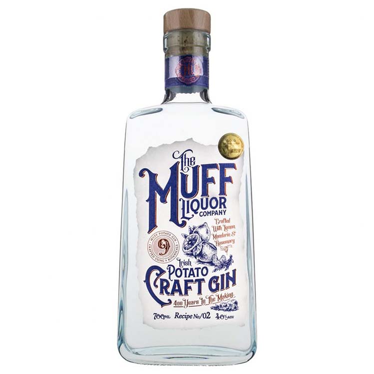 Muff Liquor Potato Gin | 70cl | Free Delivery Available